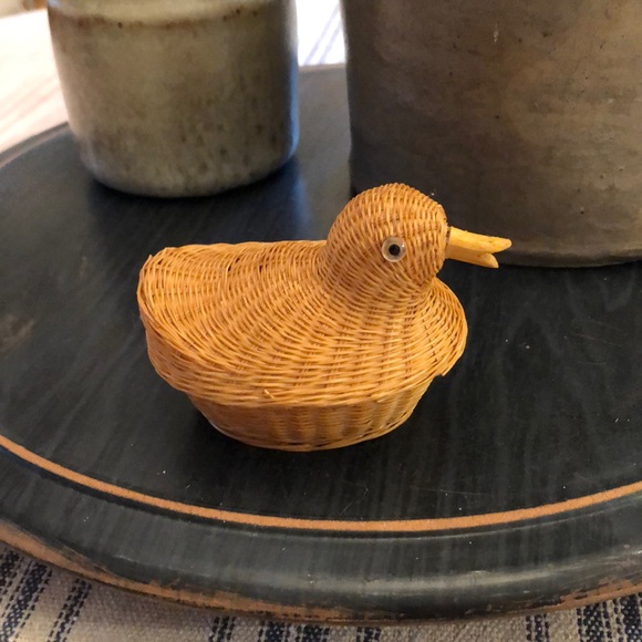Other | Vintage Wicker Chick Trinket Box | Poshmark